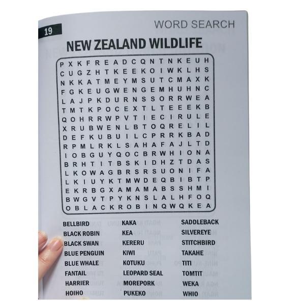 New Zealand Word Search Puzzle Book