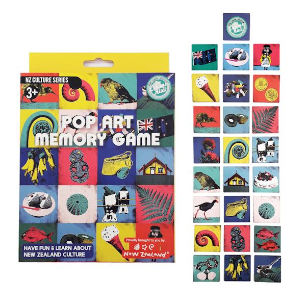 New Zealand Pop Art Memory Game