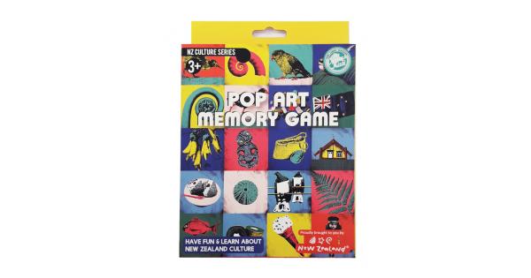 New Zealand Pop Art Memory Game