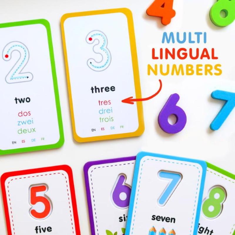 123 Flashcards and Number Magnets Set