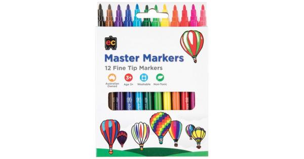 Master Fine Tip Markers Set