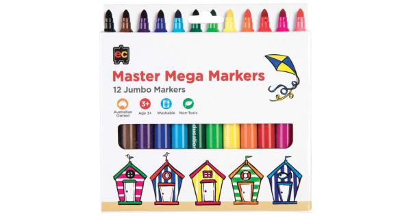 Master Mega Jumbo Markers Set