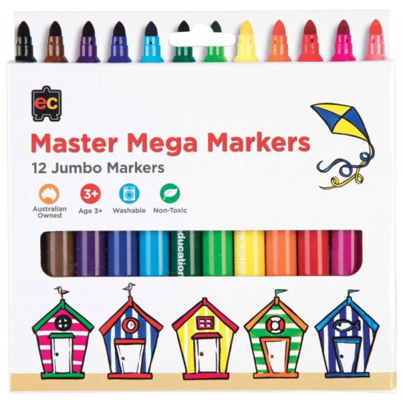 Master Mega Jumbo Markers Set