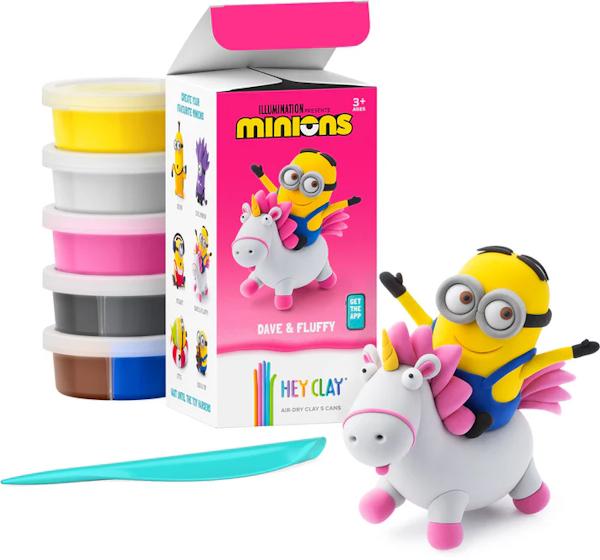 Hey Clay Minions Dave and Fluffy