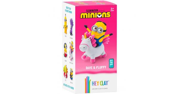 Hey Clay Minions Dave and Fluffy