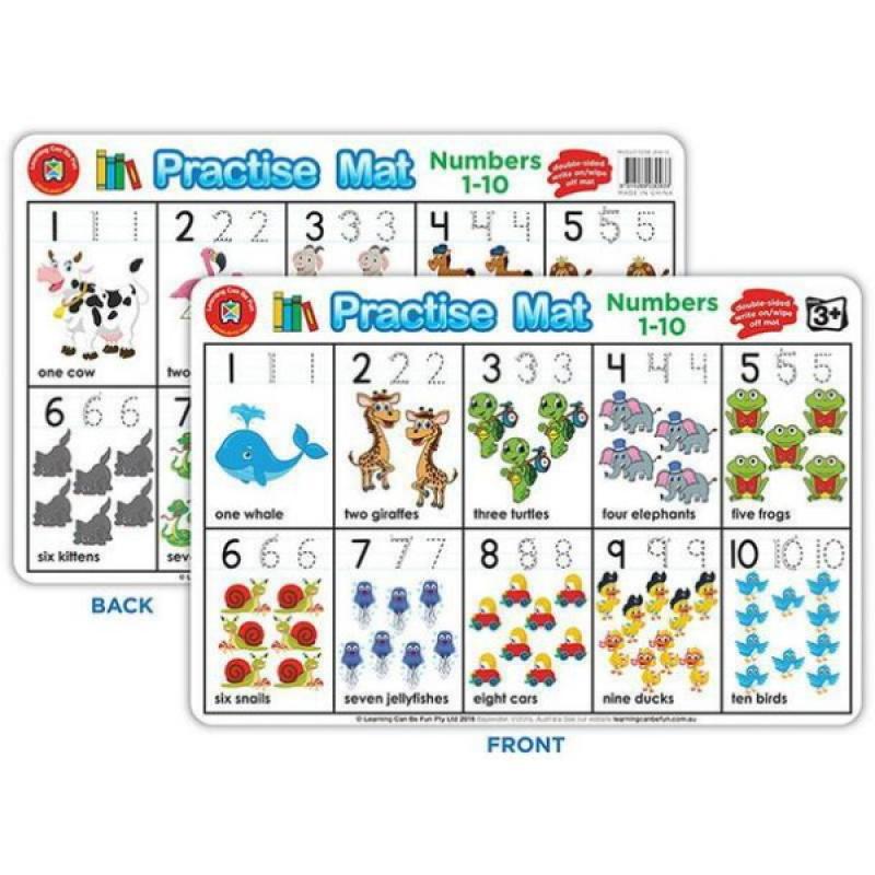 Wipe and Write Practise Mat - Numbers