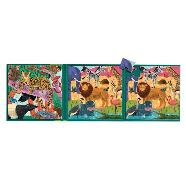 Safari and Jungle Magnetic Puzzles