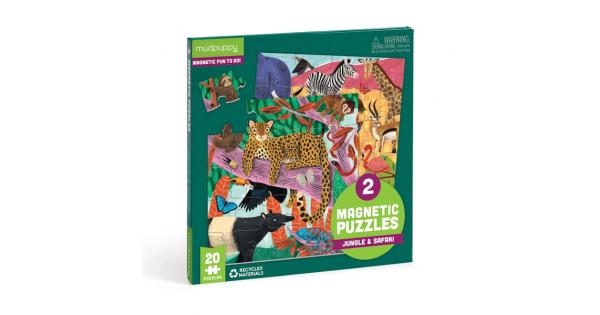 Safari and Jungle Magnetic Puzzles