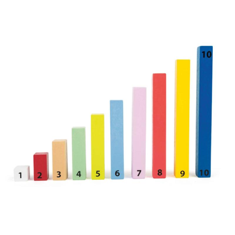 Wooden Counting Sticks in Frame