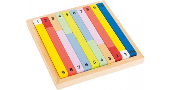 Wooden Counting Sticks in Frame